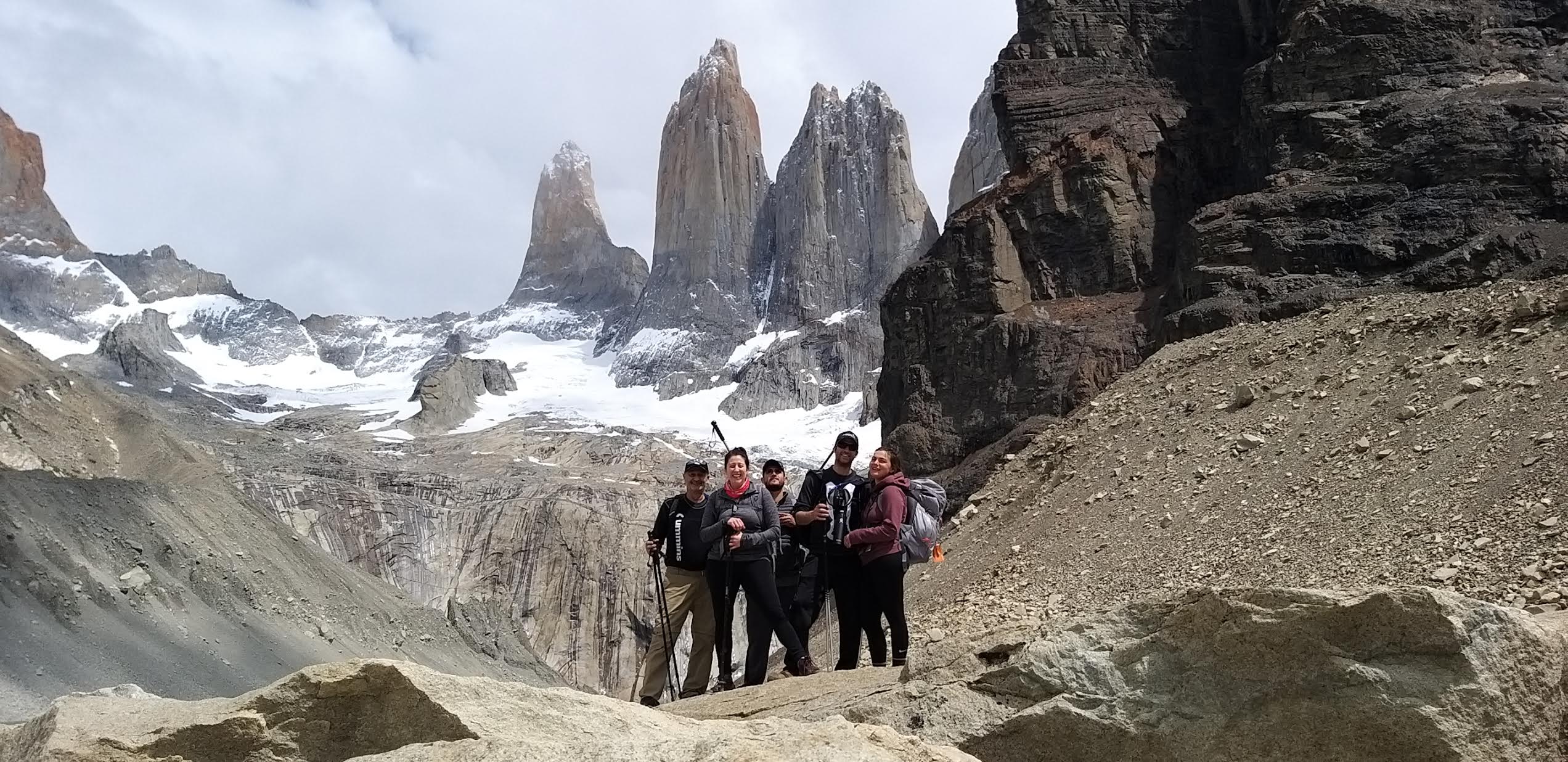 Hiking Base of Towers "Mirador Base Torres" Torres del Paine National ...